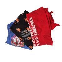 China Used Industrial Absorbent Rag Mixed Color 100% Cotton T-Shirt Rags Coloured Wipers Wiping Rags for cleaning for sale