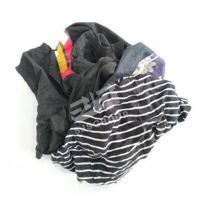 China Fast Delivery 1kg Super water oil absorbency Grade A Mixed color Rags Industrial Cotton Wiping Rags for cleaning Industr for sale