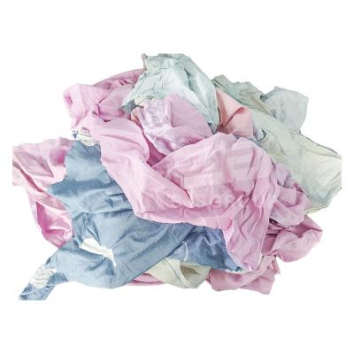 China High absorbency Automotive Cleaning Rag Marine Cleaning Wiping Rags Cotton Cleaning cutting used bedsheet mixed color ra for sale