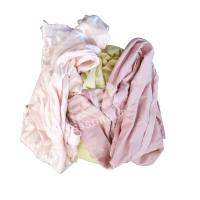 China High Cotton Light Color Used T-shirt Rags Recycled Cotton Rags Strong Absorption Industrial Cleaning Cloth Rags Cleaning for sale