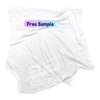 China Industrial cleaning 100% cotton White Knit Wiping rags Used T-shirt Good oil absorption Industrial rags for sale