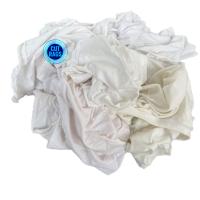 China Grade A High cotton 5KG 10KG 20KG 25KG Cut Wiping Cleaning Rags KNIT White cotton wiping rags Wipers for sale