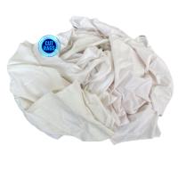 China Industrial Cleaning Waste Cloth 5kg 10kg 20kg 25kg Bags of Rags Wiping Rags Cut Reused T-Shirt Industrial White Cotton R for sale
