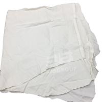 China Standard Size White Sheeting Wipers Industrial Rag Used Bed Sheets Rags Wiping White Cotton Rags for Cleaning for sale