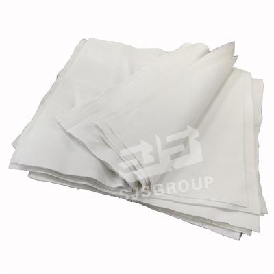China Regular Size White Bed Sheet Rags 100% Cotton sheeting Rags Textile Waste Recycled Cotton Cloth Industrial Cleaning Rag for sale