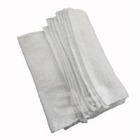 China Manual Cut Industrial Cleaning White Bath Towel Rags Cotton Textile Waste Wiping Rags for sale