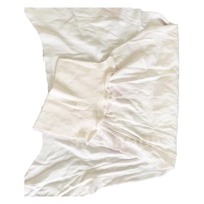 China Factory hot sale 10kg 25kg 20kg used white t shirt rags 100% Cotton Wiping Cotton Rags For Industrial use for sale
