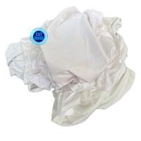 China All-purpose White Color Rags Cleaning Cotton Wiping Rags white cloth cotton Wipers TSHIRT RAG for sale