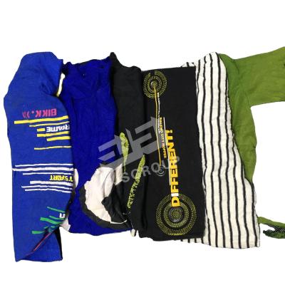 China Bag of Rags 5kg 10Kg 20kg 25kg Cotton Rags Cotton T shirt Scrap Rags for oil water cleaning for sale