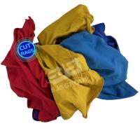 China Multicolor 5kg 10kg 20kg 25kg 100kg Clean tshirt rags Mix Color Cotton Rags Cut Pieces tshirt rags trapos industriales for sale