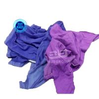 China Assorted Color Terry Clothing Rags Industrial Textile Waste Cotton Wiping Cloth T Shirt Rags for sale