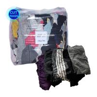 China 10KG 25KG Dark Color Trapos Industrial Cleaning Cotton Rags For Cleaning for sale