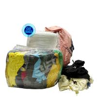 China All purpose industrial cleaning wiping rags mix colour cloth scraps 5KG cotton rags for machinery for sale