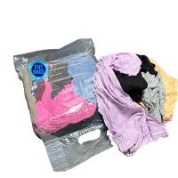 China Wiping Used Rags Oil and water absorbency T shirt rags cotton fabric cleaning wiper rags for cleaning for sale