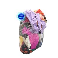 China 100% Cotton Coloured T-Shirt Rags for Heavy-Duty Industrial Cleaning in 10KG Wiping Cleaning Rags for sale