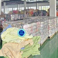 China 100% Cotton Textile Waste Bales Light Color T Shirt Cotton Rags Good Absorbent Rag Wiping Industry Cleaning Rags for sale