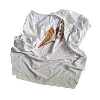 China 100kg Packaging 85% Cotton White Cleaning Rags for sale