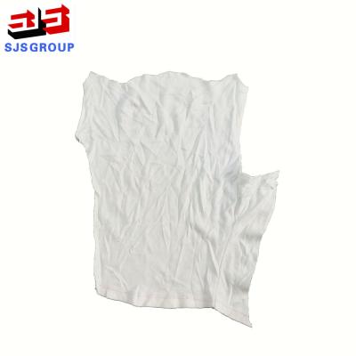 China Pure White 40*50cm 100kg/Bale Industrial Cleaning Rags for sale