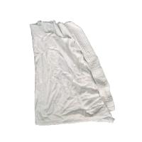 China LINT FREE 10KG WHITE SHEETING WIPING CLOTH Cut Reused White Bed Sheet Cotton Wiping Rags for sale