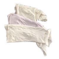 China 95% Cotton Light White T Shirt Rags For Painting Cleaning Industrial Wiping Rags for sale