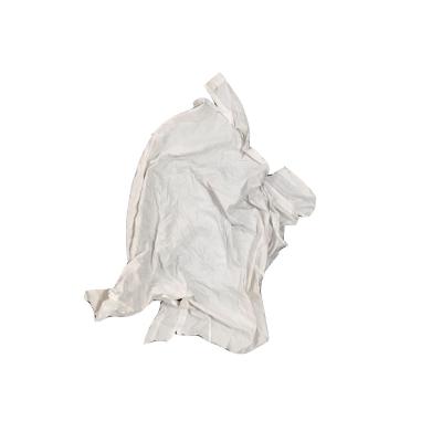 China Marine Cleaning 100 Cotton Pure White T Shirt Rags Grade A for sale