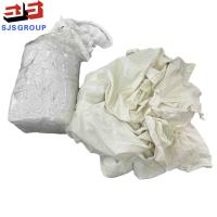 China Hot-Selling No Sequin Lint Free White 100 Cotton Cleaning Rags for sale
