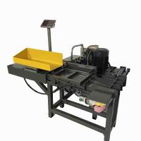 China Push Button Control Horizontal Rag Baler 5.5KW With Integrated Scale for sale