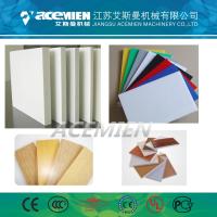 China Durable Foam Plate Making Machine Kitchen Cabinets Furniture PVC WPC Crust for sale
