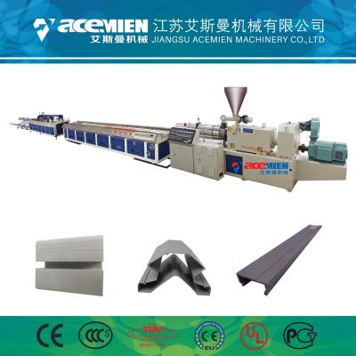 China PVC Wood Plastic Composite Production Line Automatically High Speed 380 V for sale