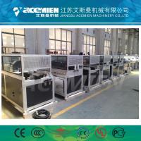 China PVC Wood Plastic Composite Production Line Automatically High Speed 380 V for sale