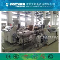 China Durable Plastic Pipe Extrusion Line 16-200mm Diameter PVC U-PVC Water Supply for sale