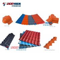 China Composite Plastic Roof Tile Making Machine PVC Glazed With Double - Screw for sale