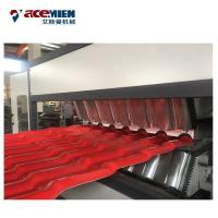 China Extrusion Plastic Roof Tile Making Machine PVC Wave Roof Sheet Plate Tile for sale