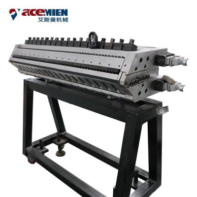 China PVC ASA Corrugated Sheet Roll Forming Machine Twin Wall Hollow Roofing Tile for sale