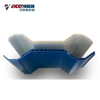 China PVC ASA Corrugated Sheet Roll Forming Machine Twin Wall Hollow Roofing Tile for sale
