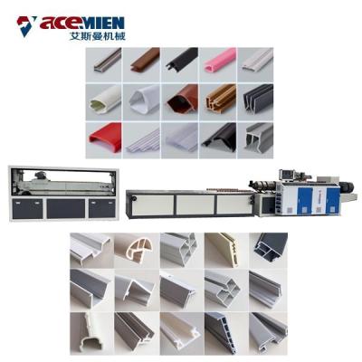 China Small Wood Plastic Composite Production Line PP PE PC PVC WPC Single Screw for sale