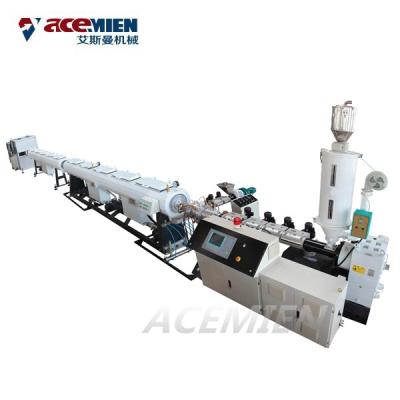 China Water Pipe Plastic Pipe Extrusion Machine PPR PP LDPE HDPE ABB Inverter for sale
