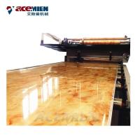 China Waterproof Artificial Marble Making Machine Wall Panels PVC Plastic Durable for sale