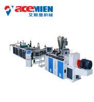 China Co-extrusion Tech Plastic Corrugated  Tile Forming Machine for Both Circular and Trapezoid Shape for sale