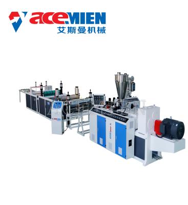 China Co-extrusion Tech Plastic Corrugated  Tile Forming Machine for Both Circular and Trapezoid Shape for sale