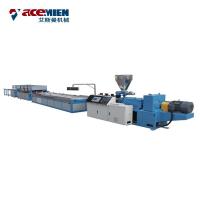 China PE PVC Wood Plastic Composite Making Machine WPC Door Frame Production Line for sale