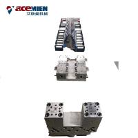 China PP PE PVC Plastic Wood Composites Profile Making Machine WPC Railing Decking Board Door Frame for sale