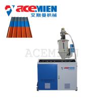 China Double Screw Corrugated Sheet Roll Forming Machine 20mX3mX3m Customized Color for sale
