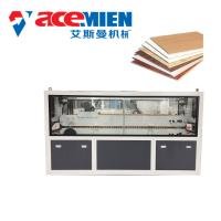 China Decorative PVC Ceiling Panel Making Machine With Vacuum Setting Table Blade Cutter for sale