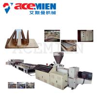 China PVC Door WPC Profile Production Line , WPC Extrusion Line 380V 50HZ 3Phase for sale