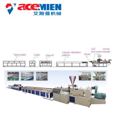 China Outdoor Furniture Wood Plastic Composite Production Line For WPC Profile Making Machine for sale