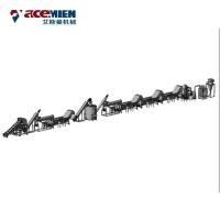 China PET Plastic Bottle Recycling Machine 55M*8M*5M Particle Size 10-18mm for sale