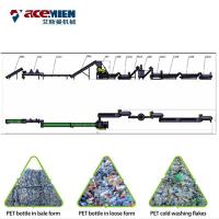 China PET Plastic Recycling Washing Line Low Energy Consumption Easy Operation for sale