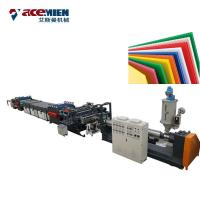 China PP PC Plastic Extrusion Equipment For Hollow Grid Plastic Sheet ABB Inverter for sale