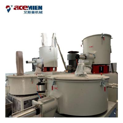 China 30-110 Kw Plastic Powder Mixer , PVC Mixer Machine High Speed Hot Cold for sale